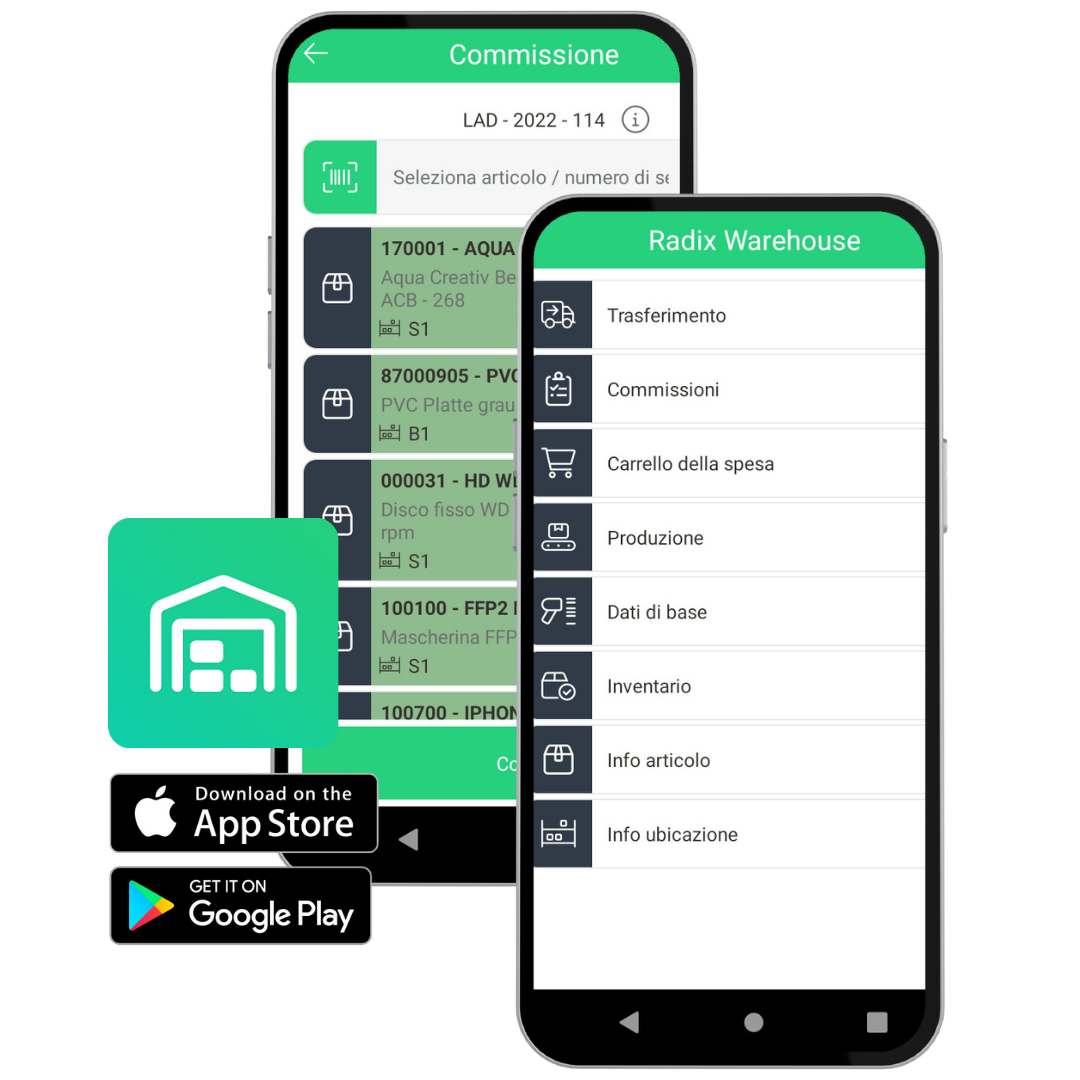 Gestionale ERP per Commercio, Service e Produzione: Radix+