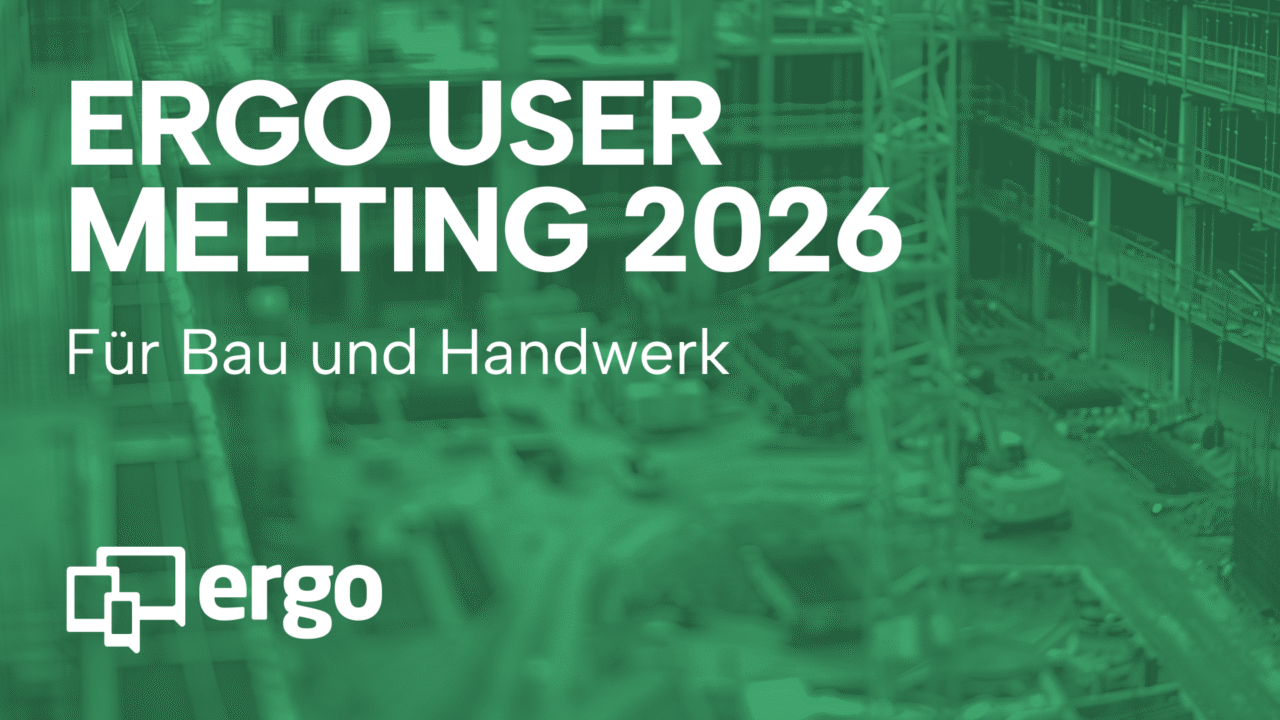 ERGO Usermeeting 2026 für Handwerk und Bau — Infominds